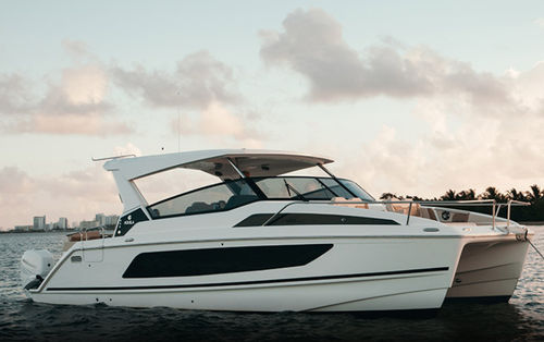 Catamaran express cruiser - 36 - AQUILA POWER CATAMARANS - outboard ...