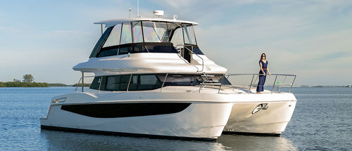 Catamaran express cruiser - 42 - AQUILA POWER CATAMARANS - inboard ...