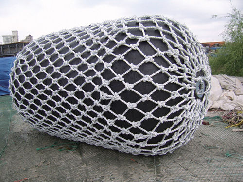 Harbor fender - Rope Net - YMI Corporation - pier / pneumatic