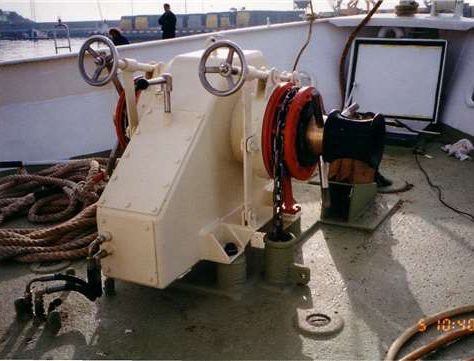 Ship winch - Marina Diesel, SL - anchor / hydraulic drive / single-drum