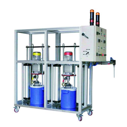 Resin metering - mixing unit - DPE HV - ISOJET EQUIPEMENTS - with gear ...