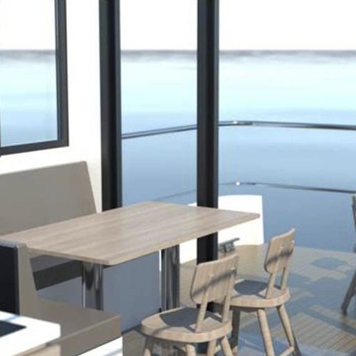 Outboard houseboat - Homeboat 11.0 - SUN CONCEPT - solar powered / twin ...