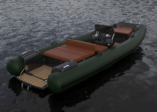 Inboard inflatable boat - 17 - Argos Nautic Manufacturing LLC - diesel ...