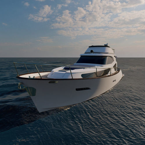 Inboard express cruiser - Issa 45 Fly - Monachus Yachts - twin-engine ...