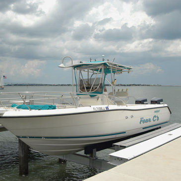 Boat lift - No - No Profile Boat Lifts - dock-mounted / hydraulic ...