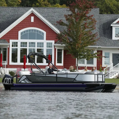 Electric pontoon boat - V24 - Vision Marine Technologies - outboard ...