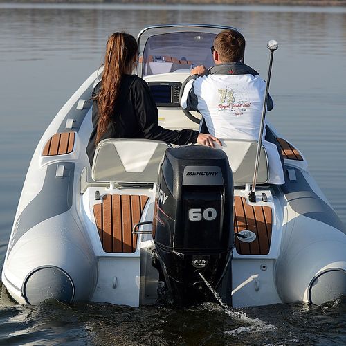 Outboard inflatable boat - V420 - GALA MARINE INTERNATIONAL In - rigid ...