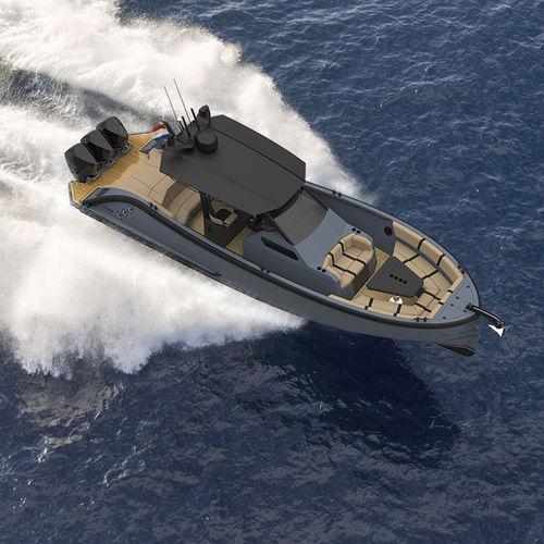 Outboard express cruiser - LEKKER 38 - Lekker Boats - triple-engine ...