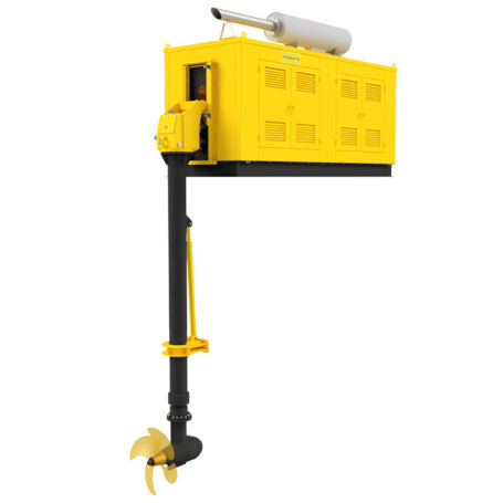 Azimuth thruster - Hydromaster - deck-mounted / for ships / electric