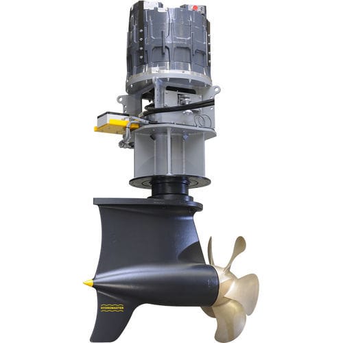 Azimuth propulsion thruster - Hydromaster - external / underwater / L-drive