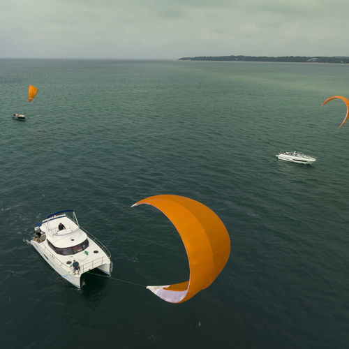Boat kite propulsion system - LibertyKite® 40m² - Beyond the Sea