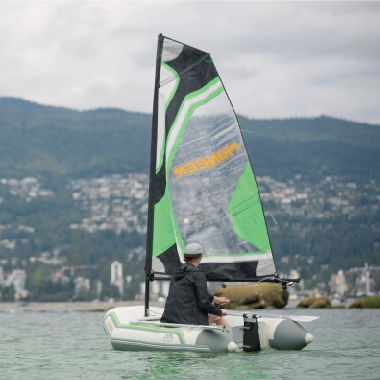Children's sailing dinghy - Pioneer - aquamarina - inflatable ...