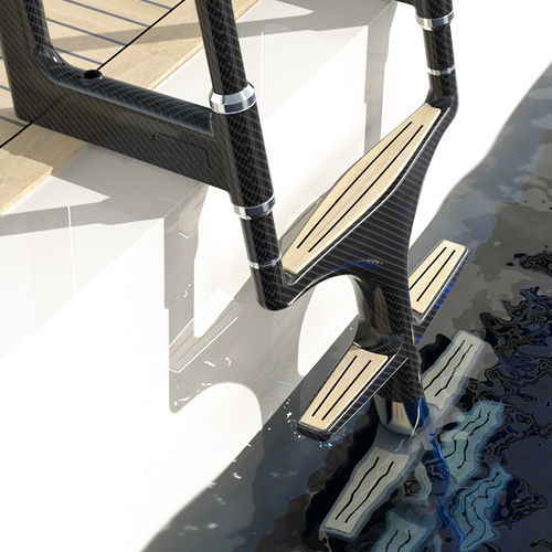 Yacht ladder - Dive Ladder - X-Quip - folding / swim / safety