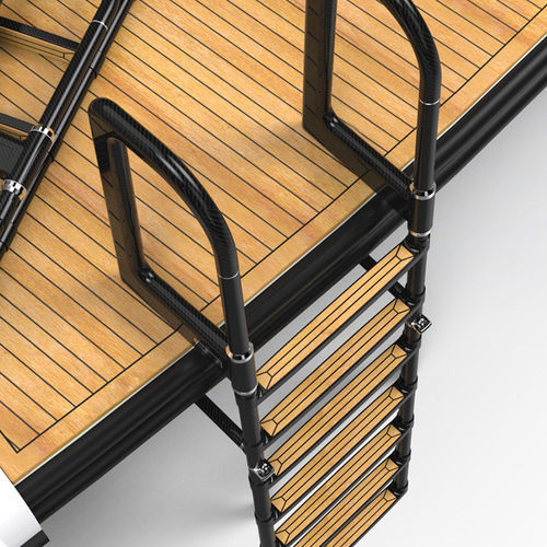 Yacht ladder - X-Quip - folding / boarding / swim