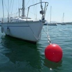 Mooring buoy - 45L - UHP - anchor / for commercial ports / polyethylene