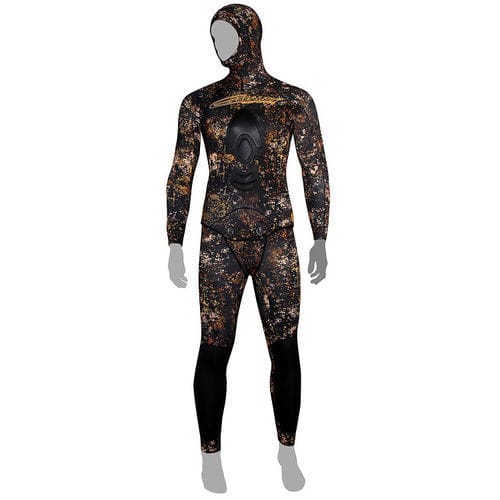 Spearfishing wetsuit - Kombu - EPSEALON - with hood / one-piece / long ...
