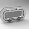 Rectangular portlight - CRISTAL RANGE - Goiot Systems - for boats / for ...