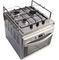 Boat stove-oven - CUSTOM 1 - Techimpex - gas / electric / three-burner