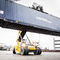 Reach-stacker with top-lift spreader - RS46 - Hyster - loaded container