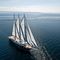 Cruising sailing super-yacht - Klara - Brodosplit Shipyard - with open ...