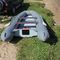 Outboard inflatable boat - 375 - F-RIB - rigid / foldable / open