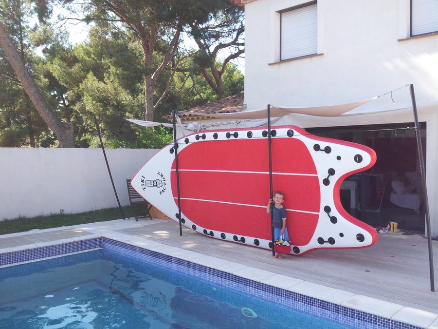GIANT INFLATABLE PADDLE BOARD MEGA 17 - Bandol, France - TIKI FACTORY
