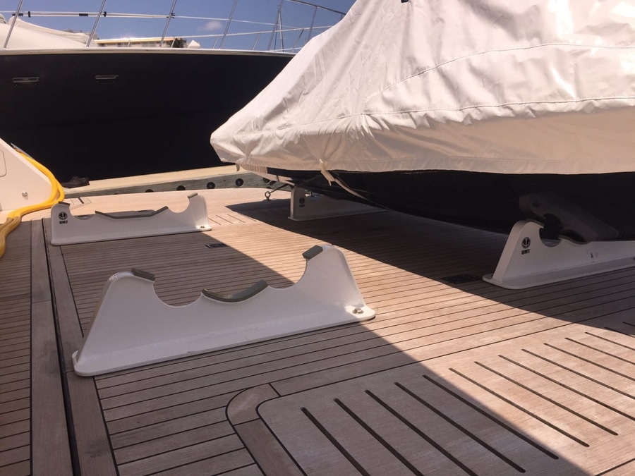 UMT Aluminum Boarding Stairs with Swivel Platform & Removable Chocks ...