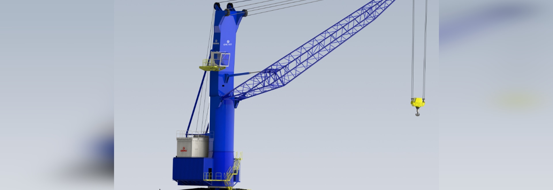 Genma Mobile Harbour Crane - The 3rd Generation, 20% Efficiency ...