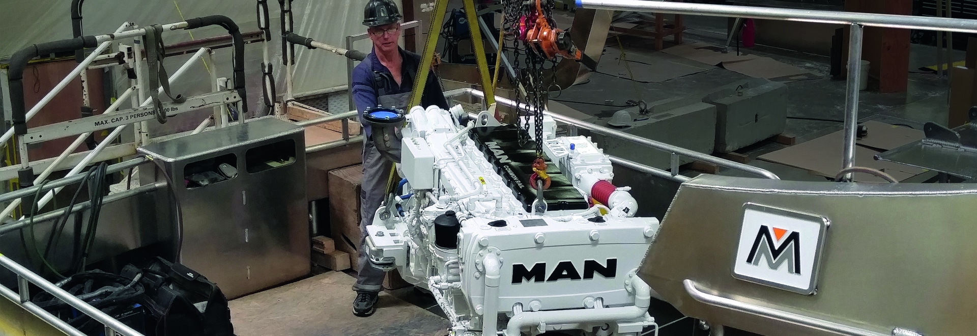 The first MAN D2676 engine for work boats is ready to launch for salmon ...