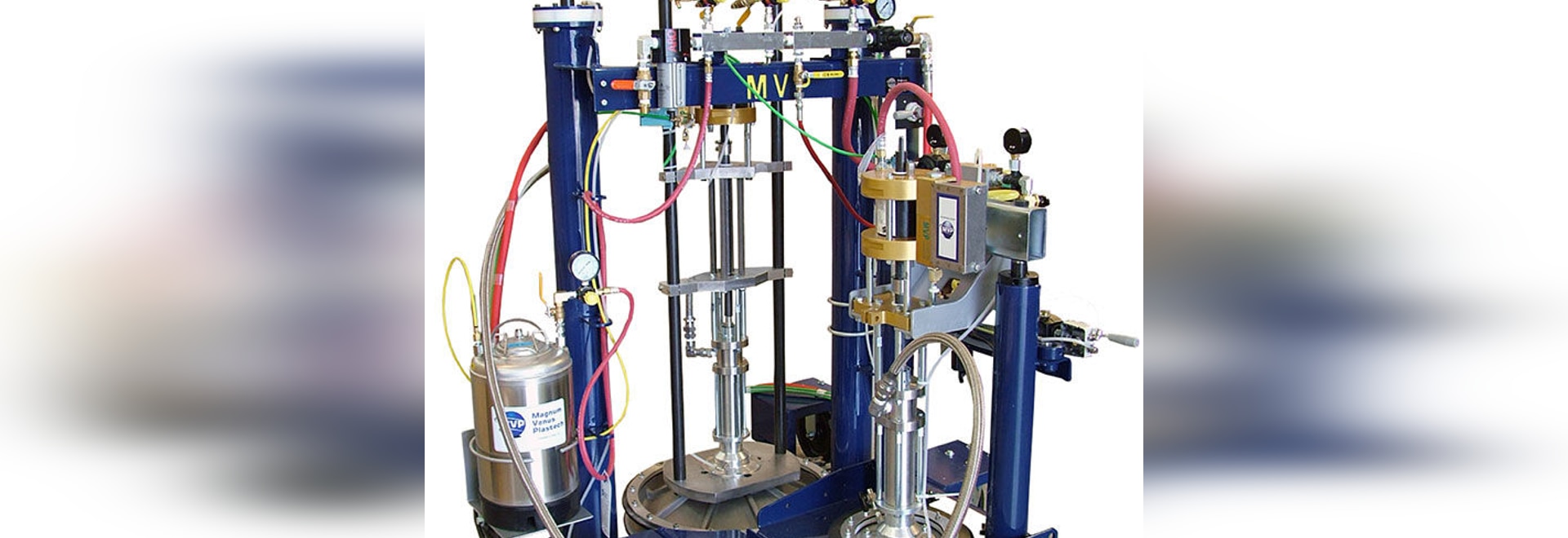 Methacrylate adhesive spraying machine by Magnum Venus Products ...