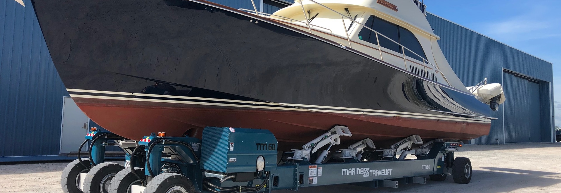 Hinckley Yacht Services Adds New Marine Travelift TM60 Self-Propelled ...