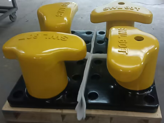 29 Pcs T-head Bollard 100 Tons Completed for Poland Project - Chongqing ...