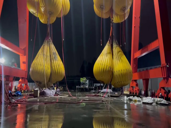 Crane Load Test using Water Weight Bags - Wangjiacaocun, Chengyang ...