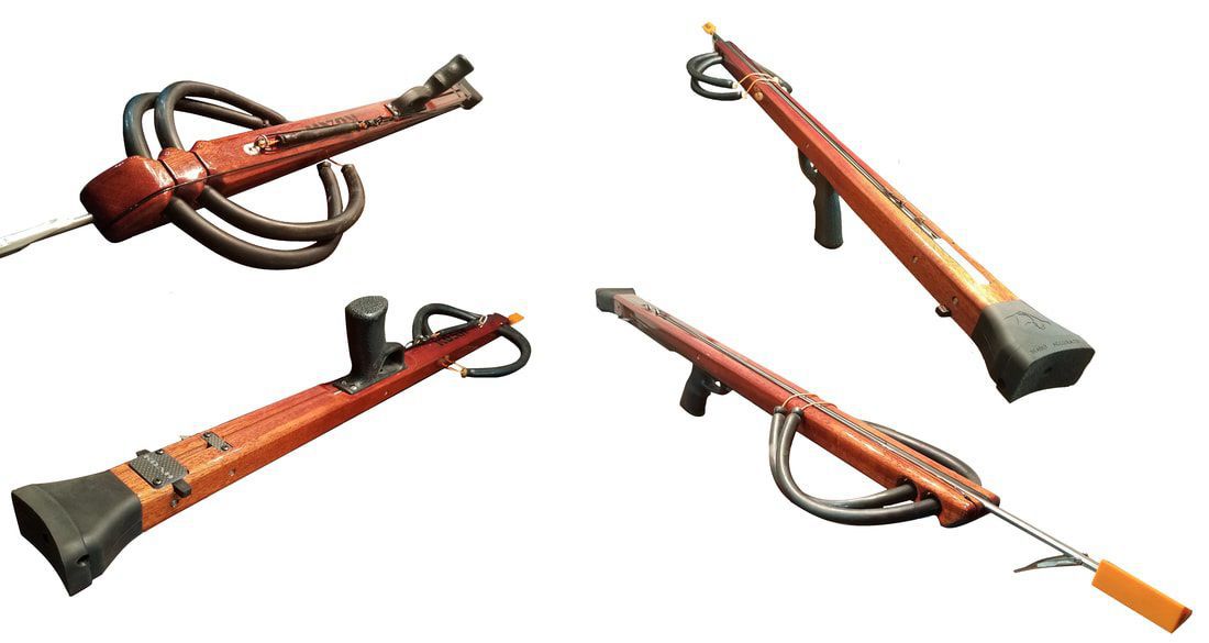 木製水中銃 - SHORTIE MID - Koah Spearfishing Co.