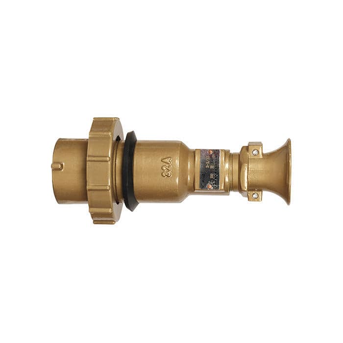 海用コンセント - 32A brass plug - Haixing Maritime Electric Group - メス / オス
