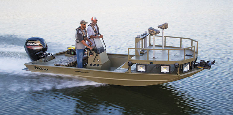 船外機ジョンボート - 1860 MVX SPORTSMAN - Triton Boats - センターコンソール / スポーツフィッシング ...