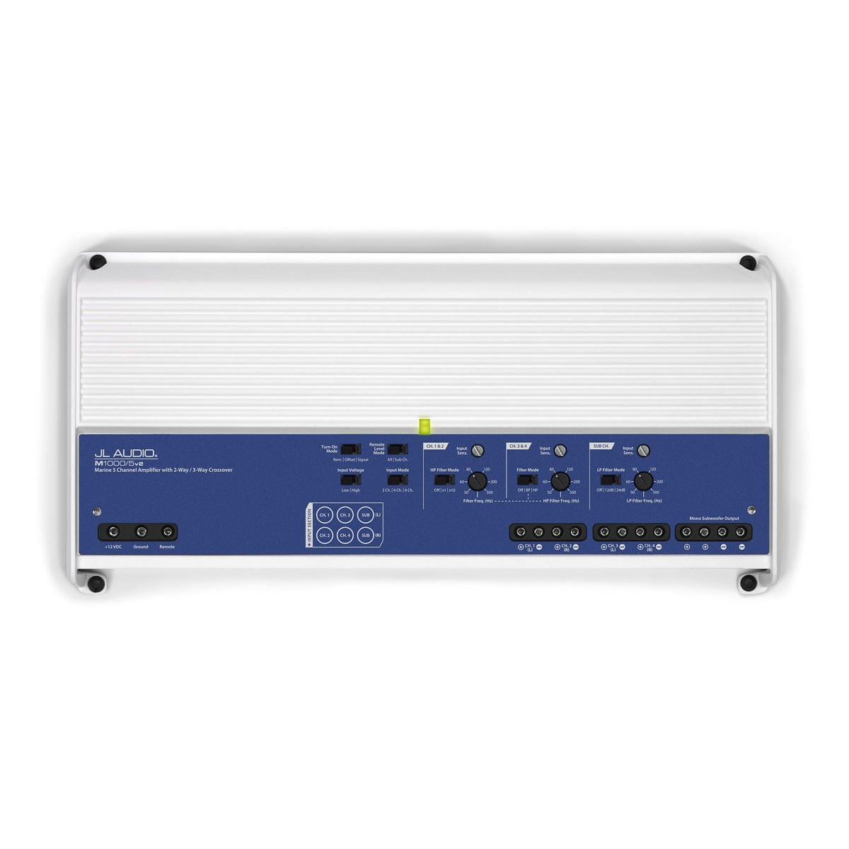 オーディオアンプ - M1000/5v2 - JL Audio - 海用 / 5チャンネル