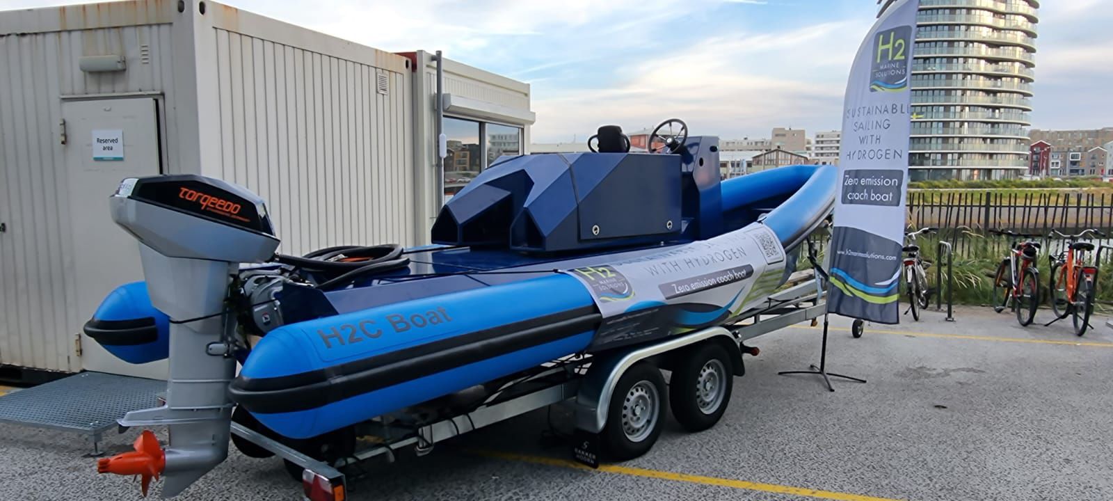 監視船業務用ボート - BN250 H2C - HABBEKE SHIPYARD - 水上バス / 船外機 / 複合艇