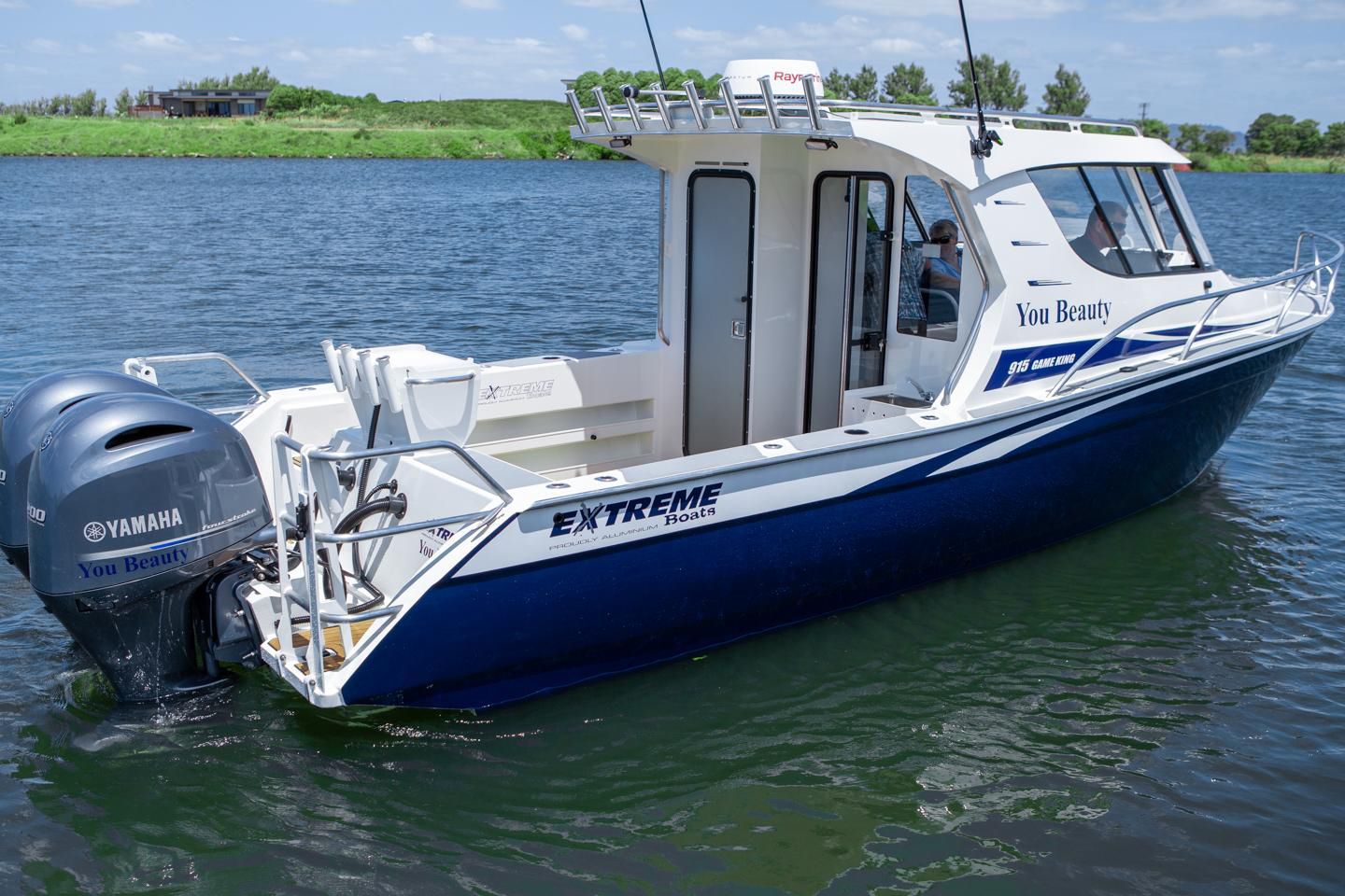 Barco de pesca-passeio com motor de popa - 915 GAME KING - Extreme ...