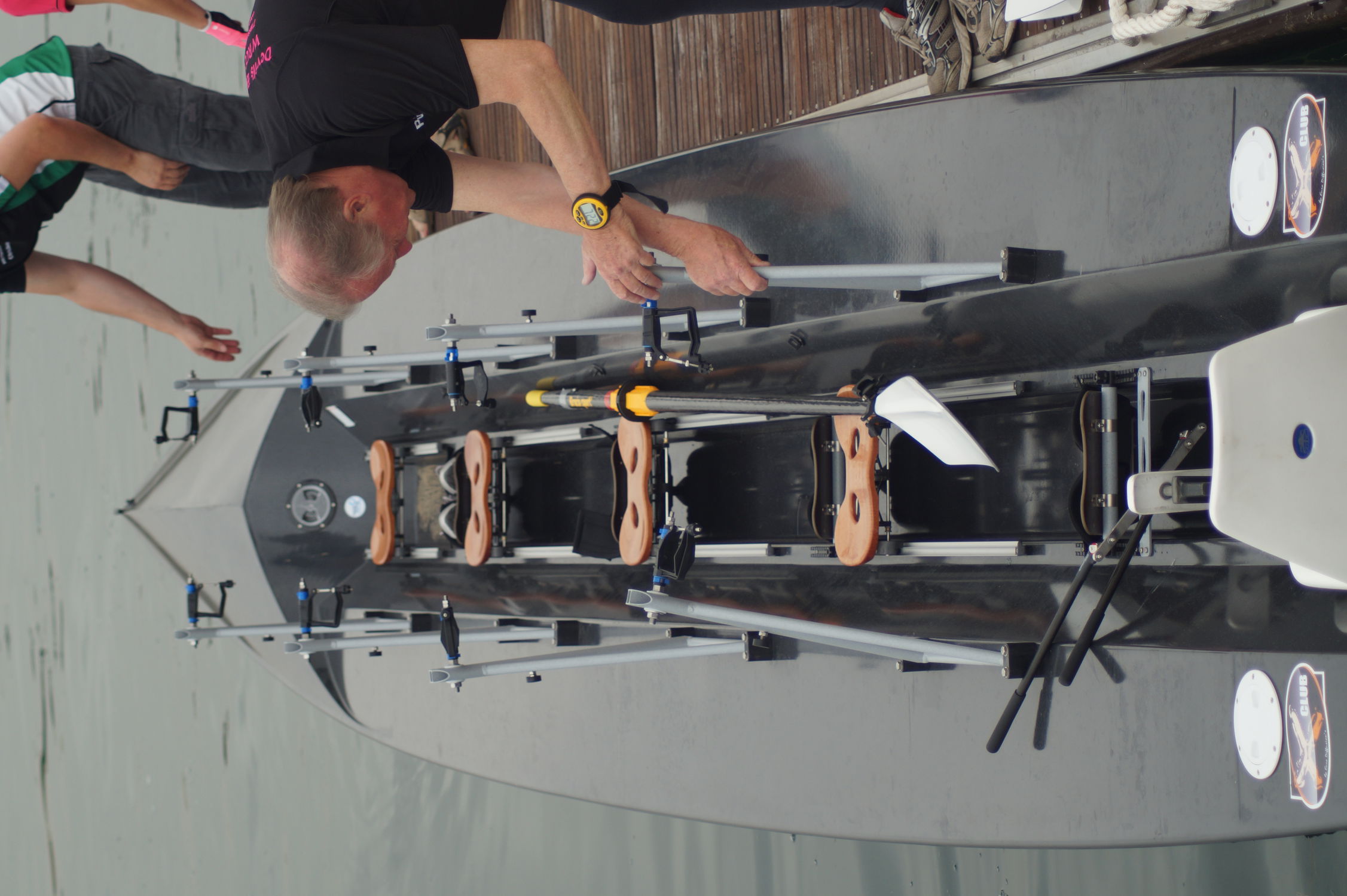 Barco de remo de regata - RS 4 - Rowing Sport boats - four skiff / com ...