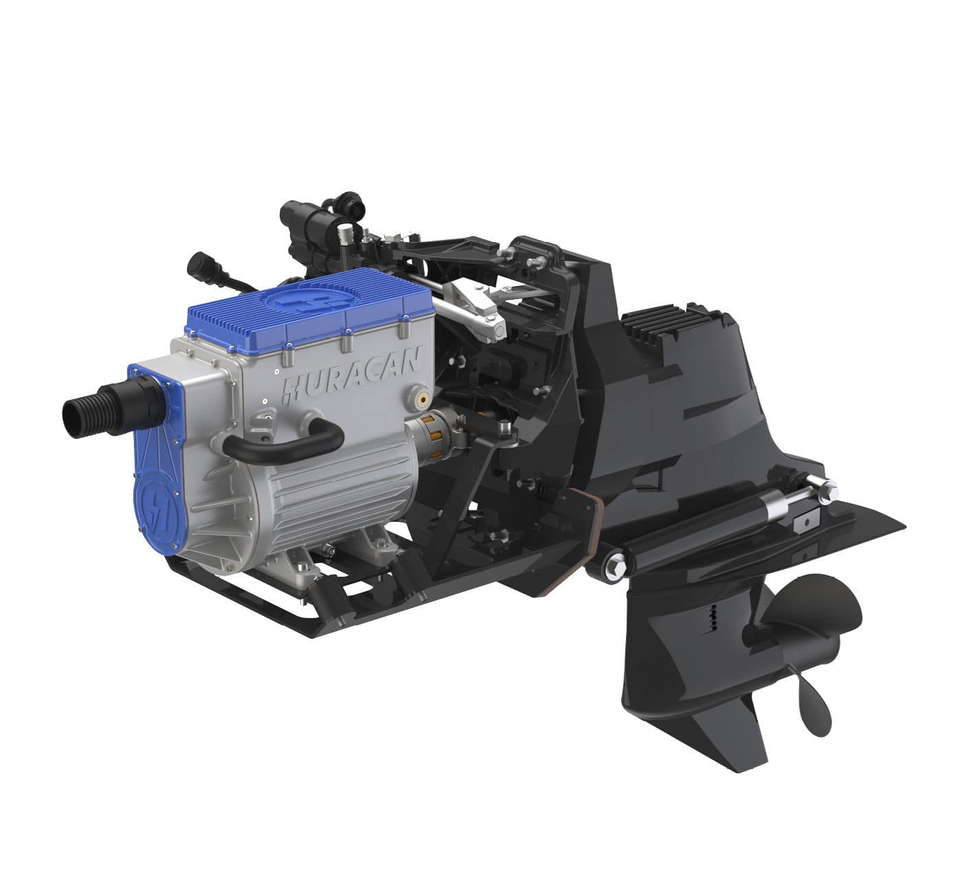 Motor de centro-rabeta - e-Stern T152 - Huracan Marine - de popa / de ...