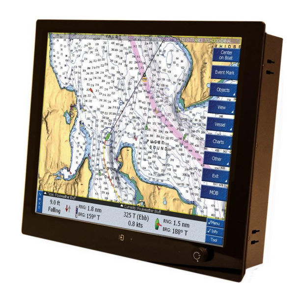 Monitor para barco - SRT series - Seatronx - para navio / de navegação ...