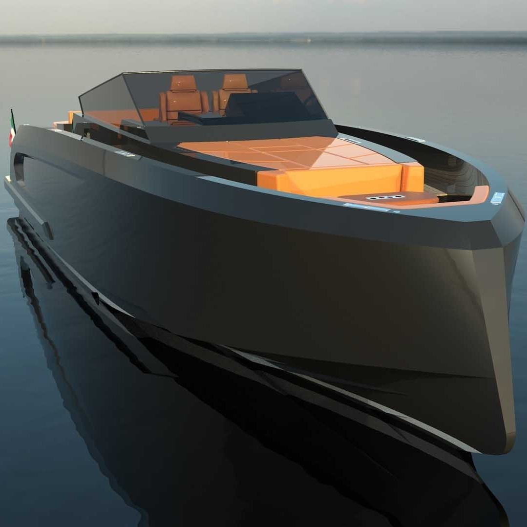 Lancha Express Cruiser com motor de centro - 32 LOUNGE - Macan Boats ...