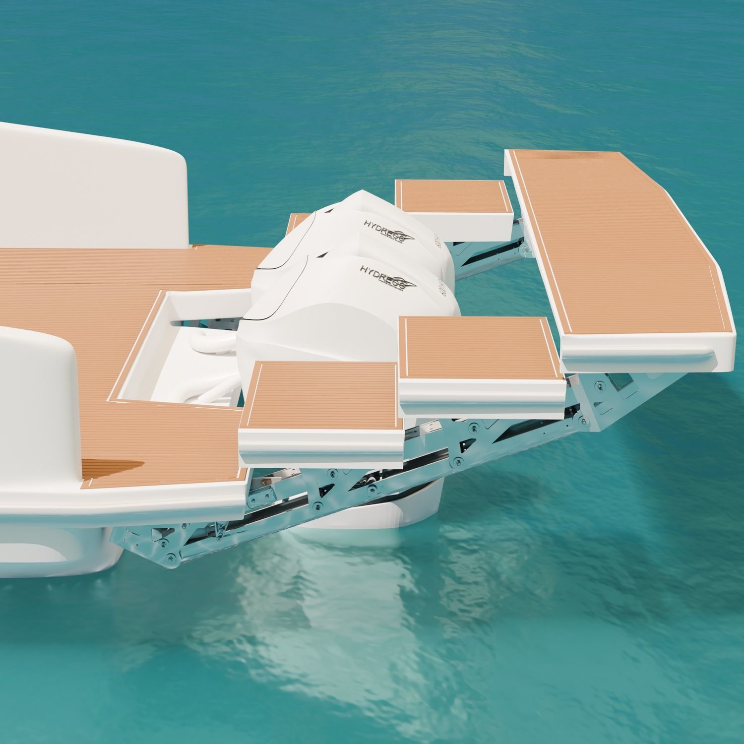 Plataforma de banho - Hydreco Marine - elevatória / multifuncional / de embarque