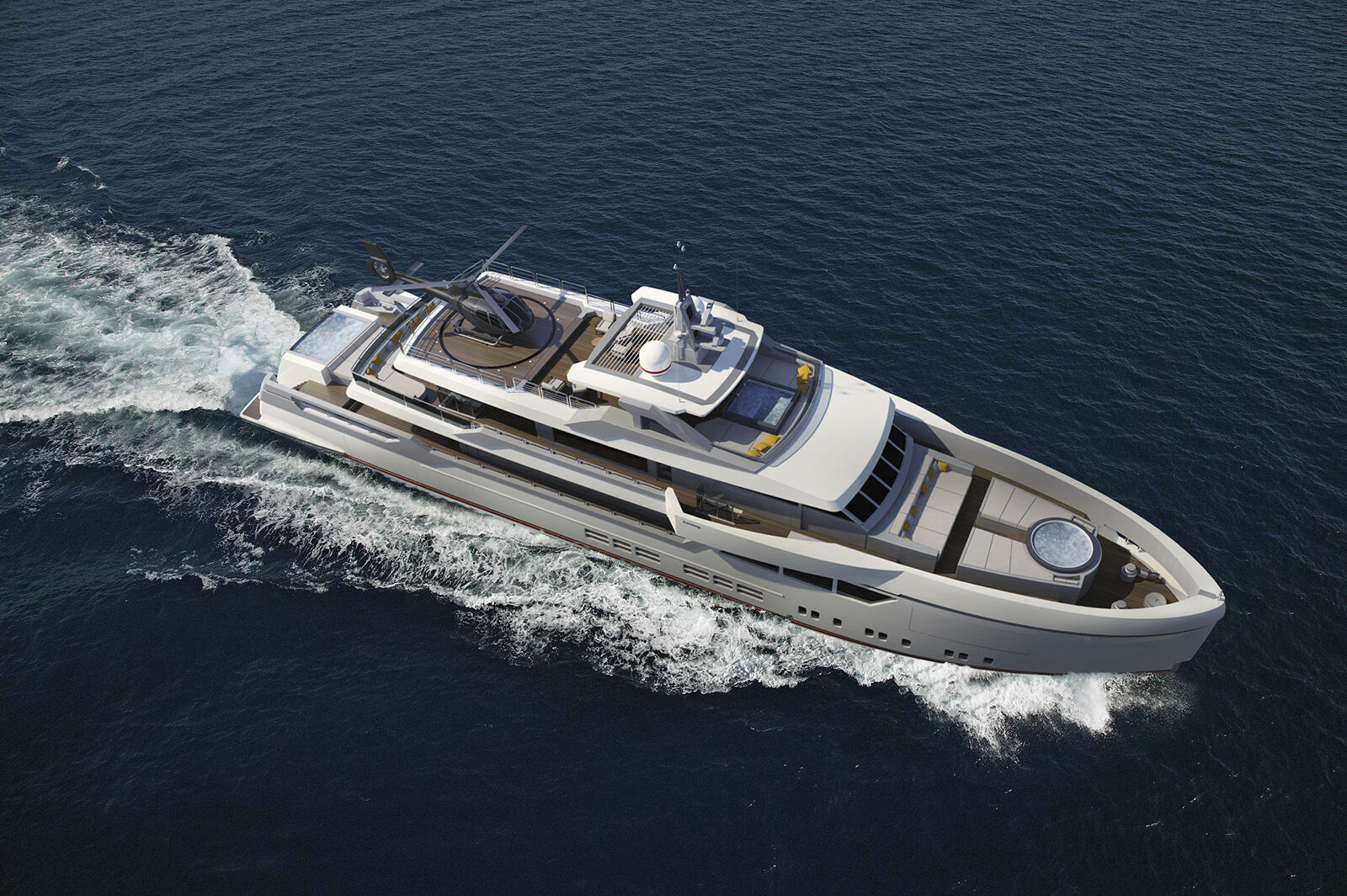 Superiate de cruzeiro - 45m - Brythonic Yachts - em aço / em alumínio ...