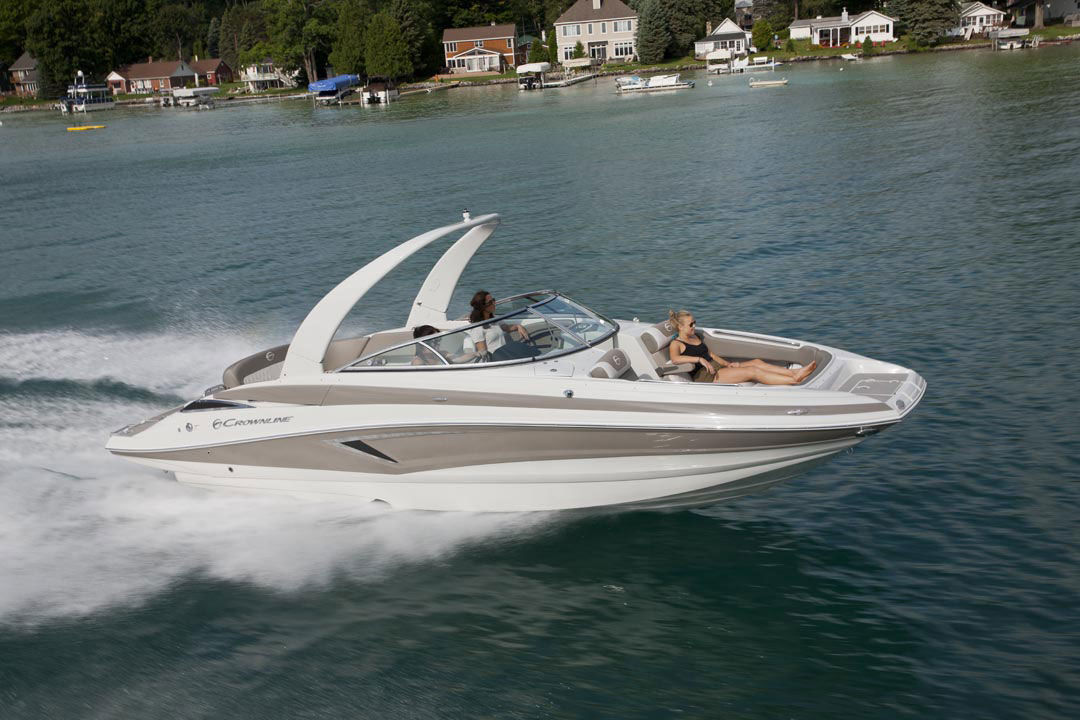 Deck-boat com motor de centro - E275 - Crownline - open / com console ...