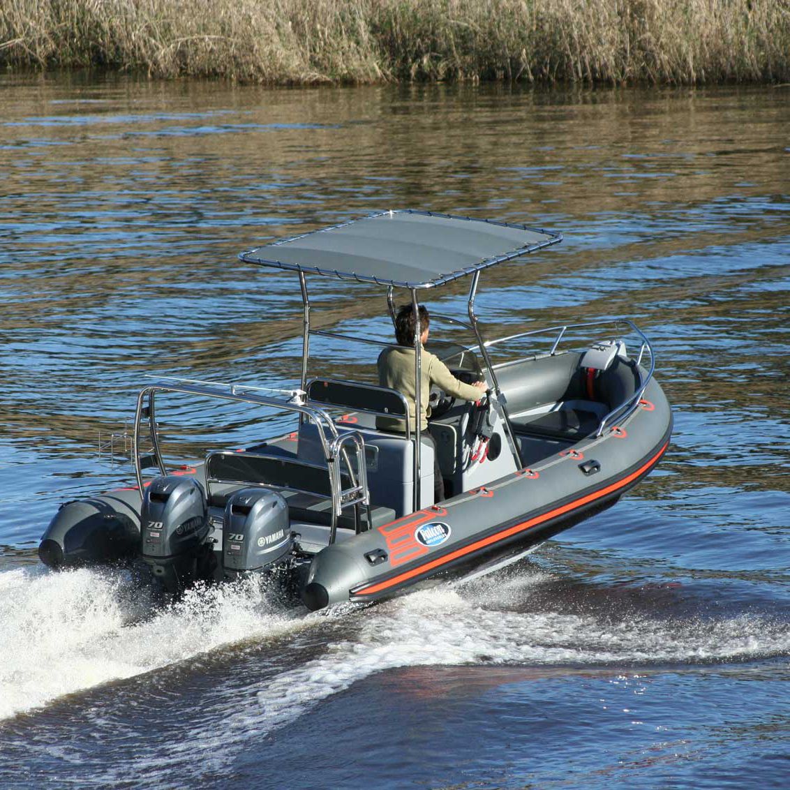 Barco inflável com motor de popa - 575 - Falcon Inflatables ...
