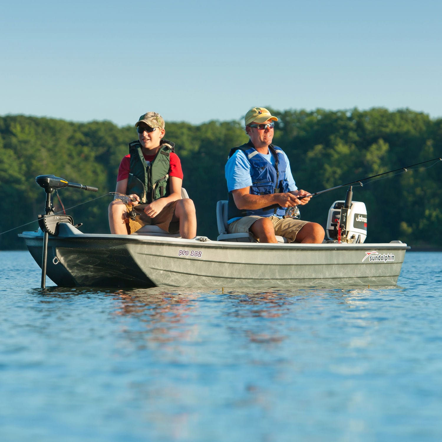 Bote com motor de popa - PRO 102 - KL Outdoor - elétrico / de pesca ...