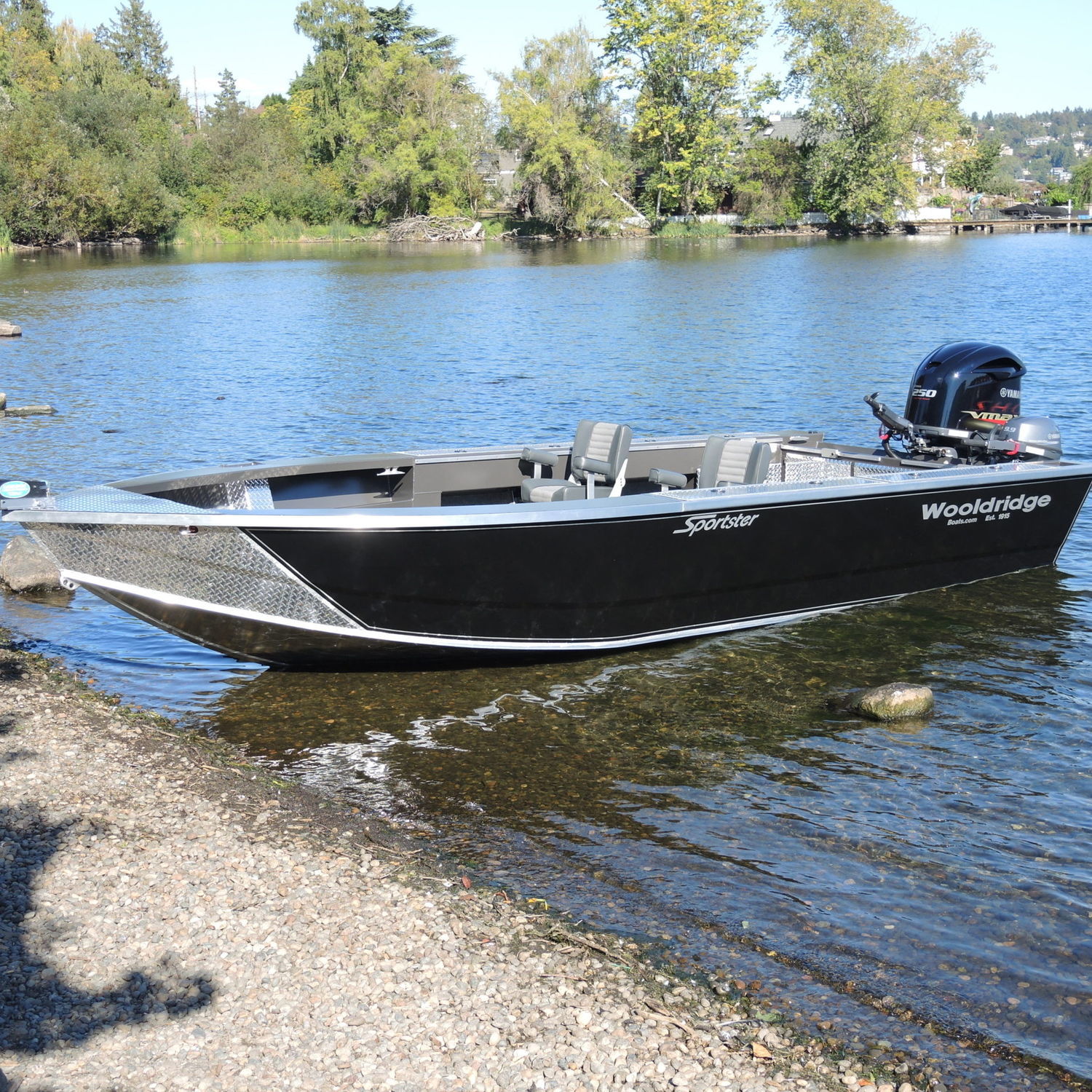 Barco de pesca-passeio com motor de popa - SPORTSTER - Wooldridge ...