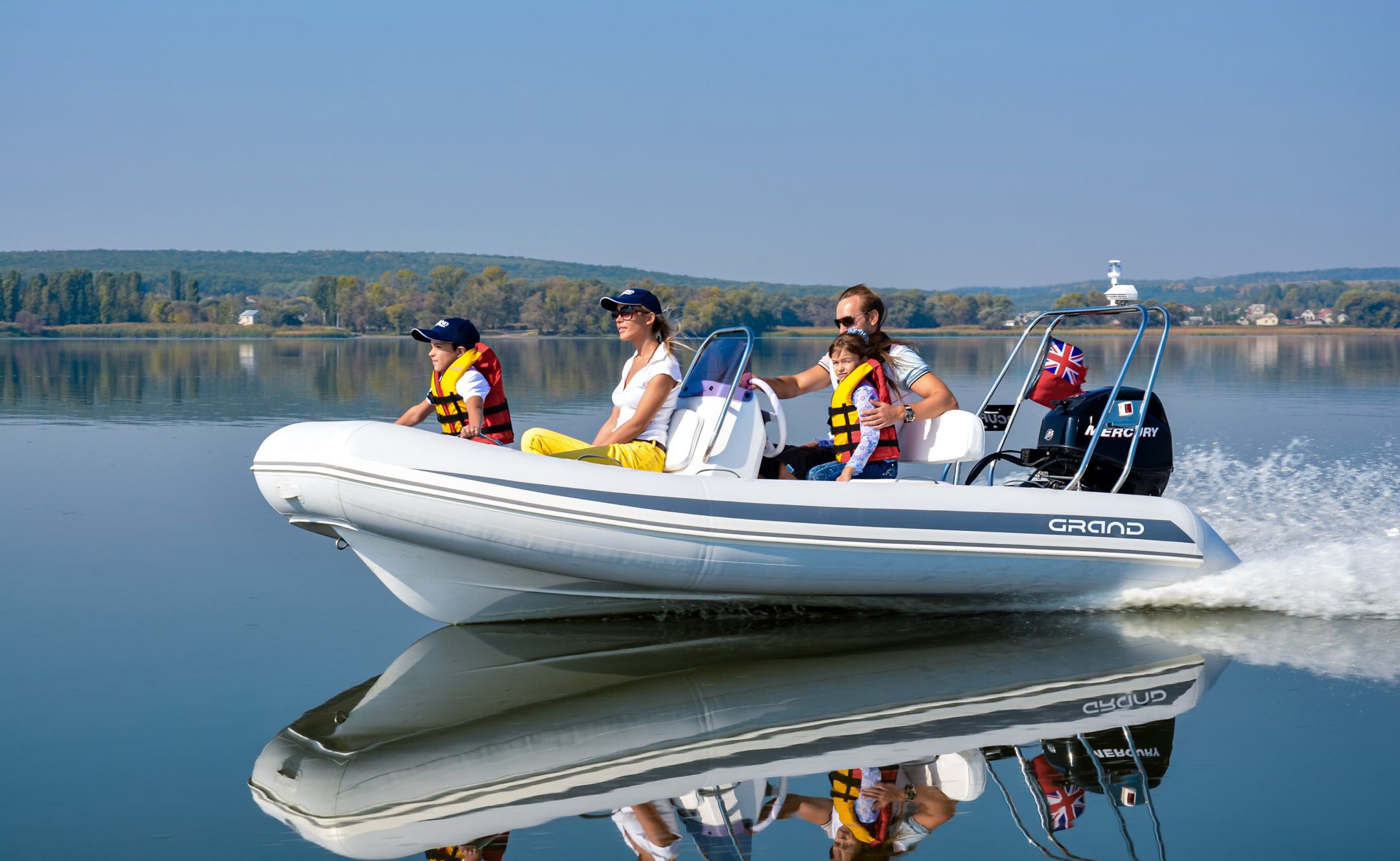 Barco inflável com motor de popa - S420N - GRAND Inflatable Boats - com ...